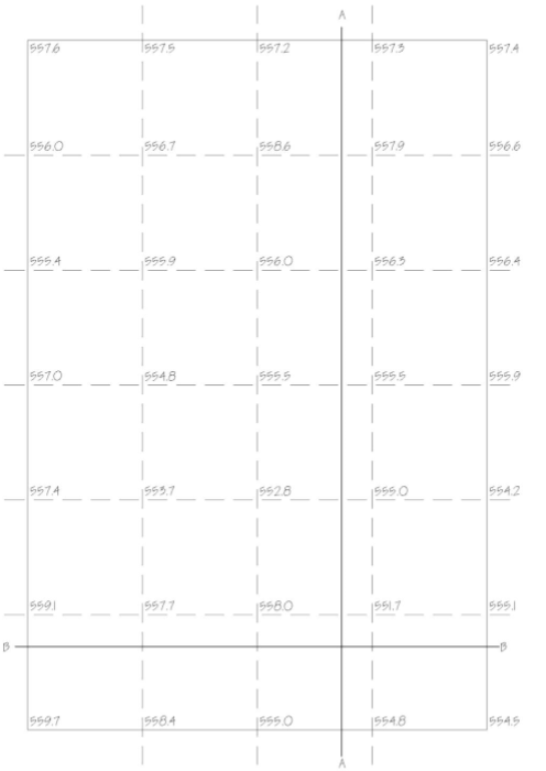 Solved Please draw the 1 foot contours of the map and | Chegg.com