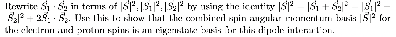 Solved ∣∣S2∣∣2+2S1⋅S2. Use this to show that the combined | Chegg.com