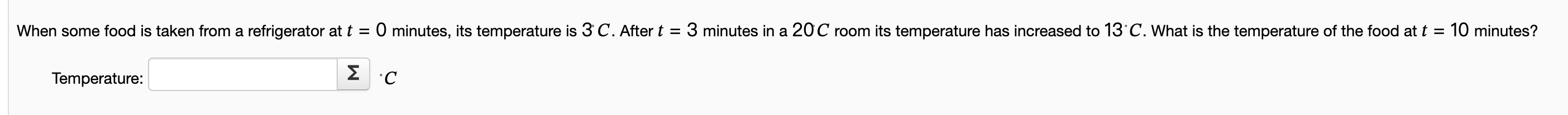 Solved Temperature: C | Chegg.com