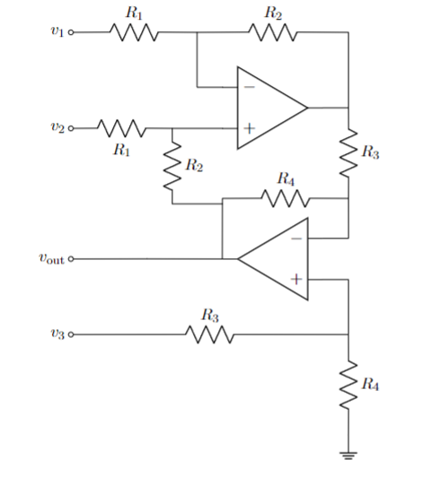 Solved For the circuit shown in the figure, find vout as a | Chegg.com