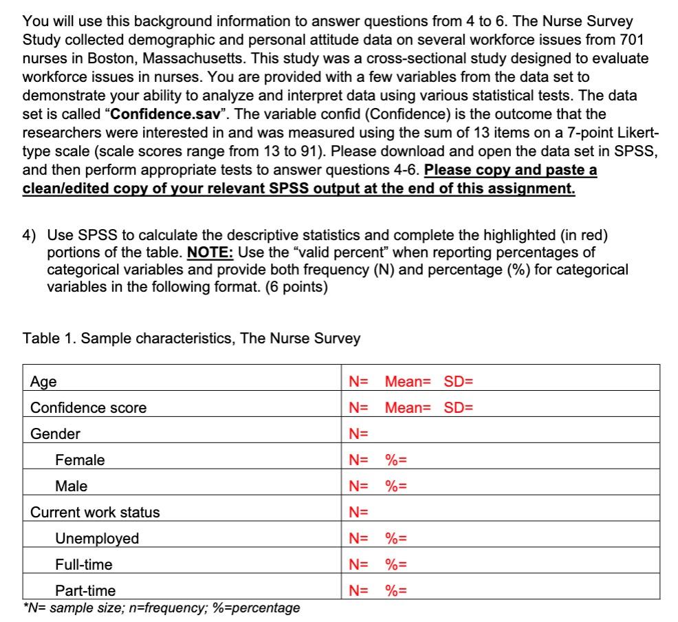 You will use this background information to answer | Chegg.com