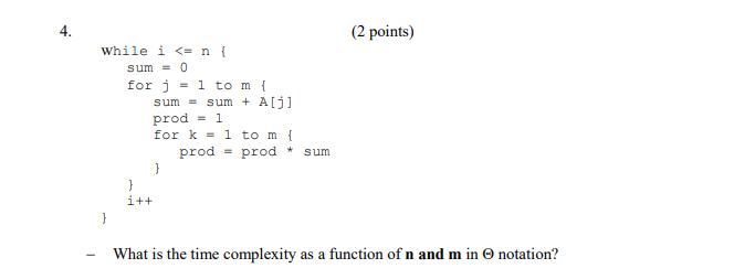 Solved 4. (2 points) while i