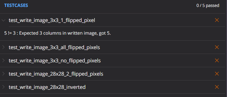 Solved Task 4: Writing images to a file Now that we have the | Chegg.com