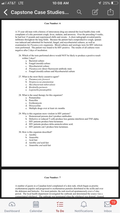 Solved 26% -), AT&T LTE 10:08 AM Capstone Case Studies.. | Chegg.com