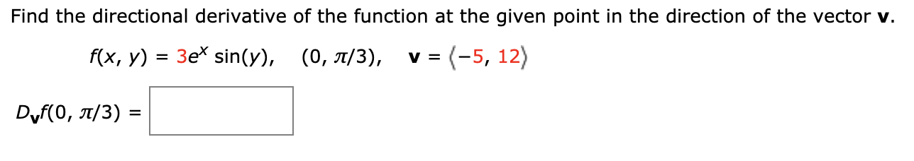 Solved Find the directional derivative of the function at | Chegg.com