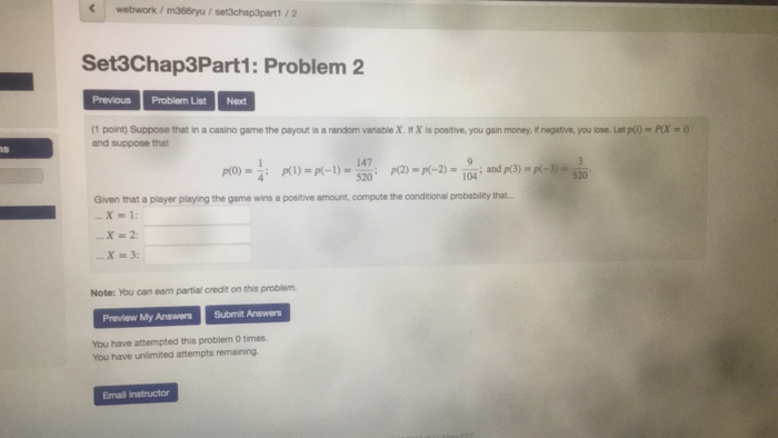 Solved Suppose that in a casino game the payout is a random | Chegg.com