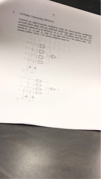 Solved Construct an eight-to-one-line Multiplexers using the | Chegg.com