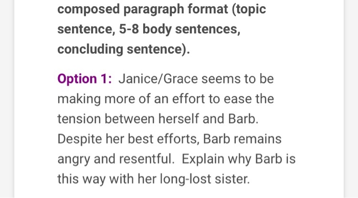 Solved Only drunks and children tell the truth story barb | Chegg.com