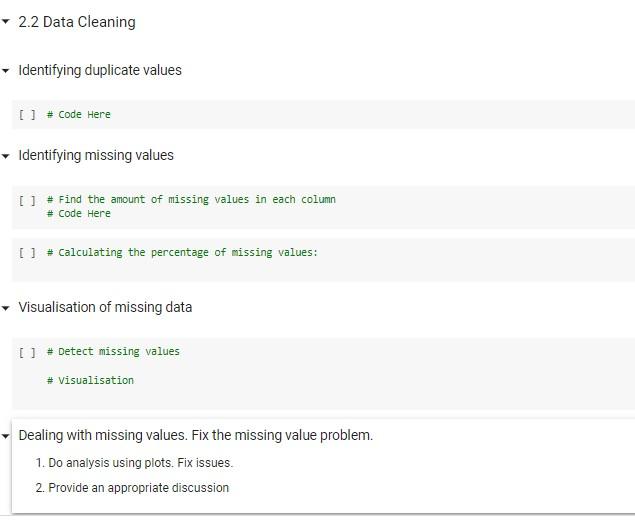 Solved Part A (Analysis of the Given Dataset) Dataset | Chegg.com