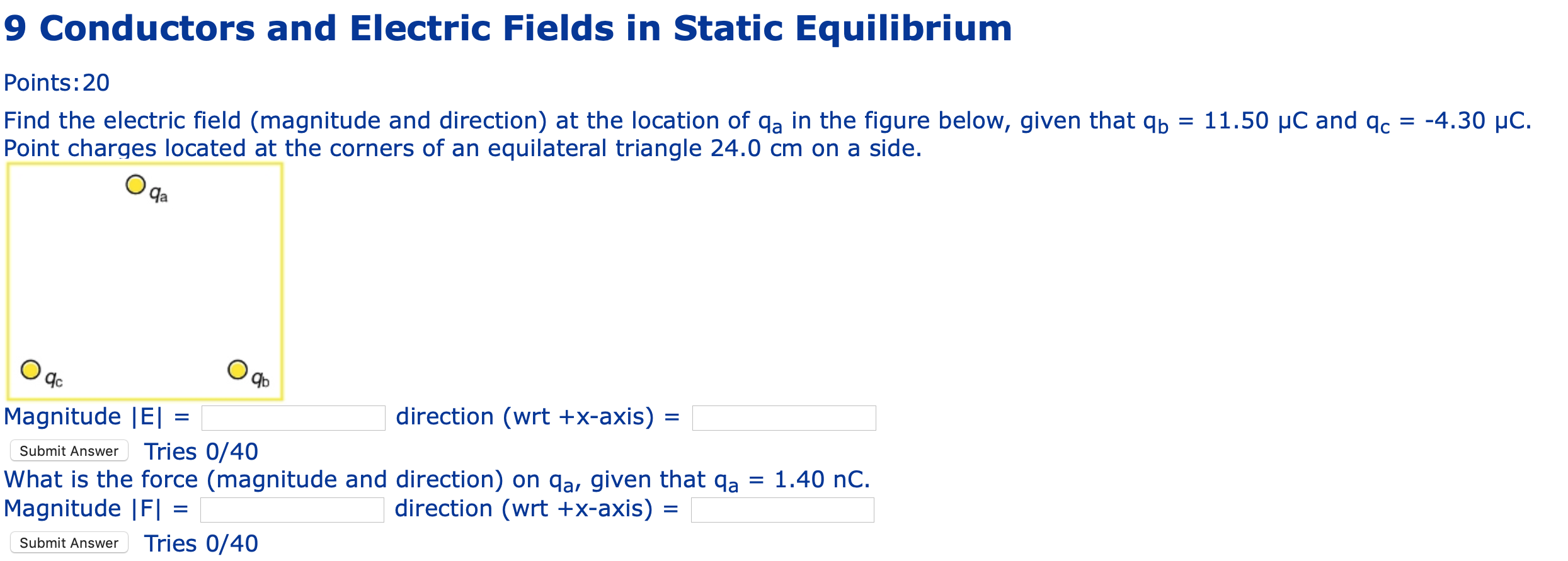 Solved 9 Conductors and Electric Fields in Static | Chegg.com