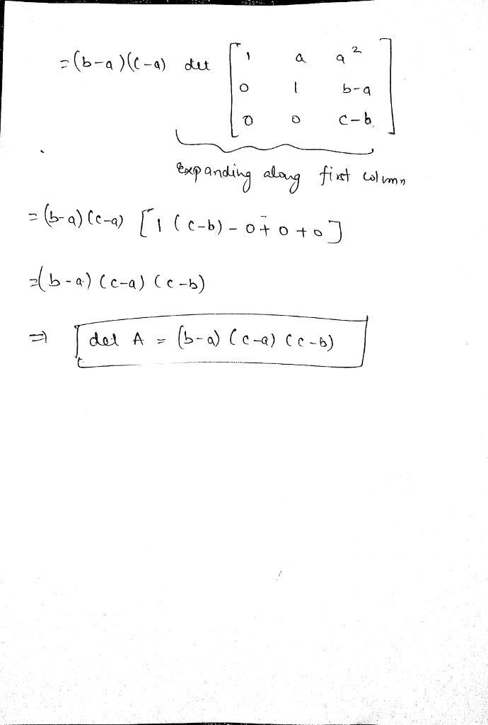 (Solved) - Consider the set of matrices of the form where a, b, c are ...