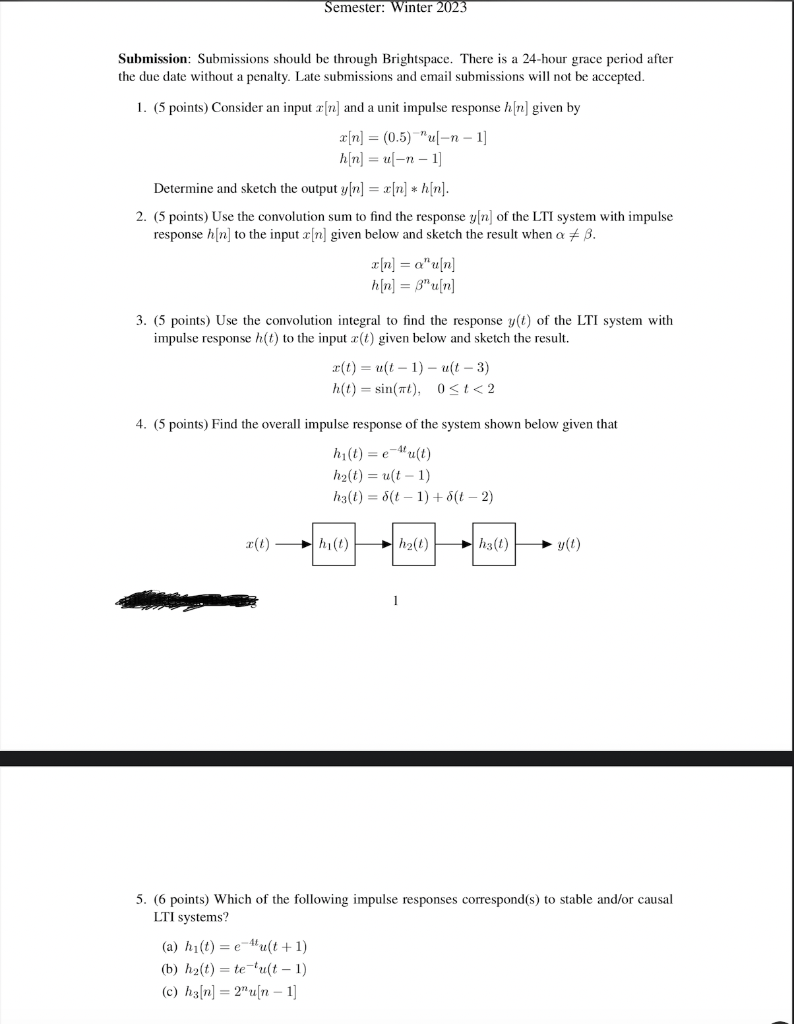 Solved Submission: Submissions should be through | Chegg.com