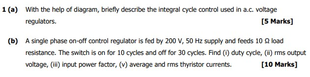 Solved 1 (a) With the help of diagram, briefly describe the | Chegg.com