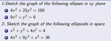 Solved 1-Sketch the graph of the following ellipses in xy | Chegg.com