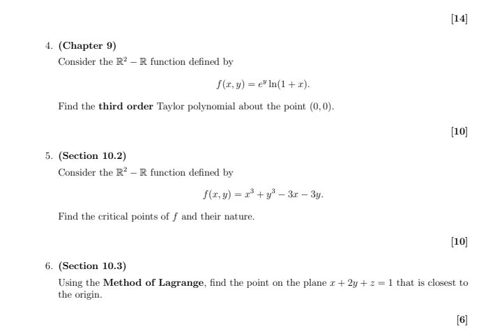 Solved 4. (Chapter 9) Consider the R2−R function defined by | Chegg.com