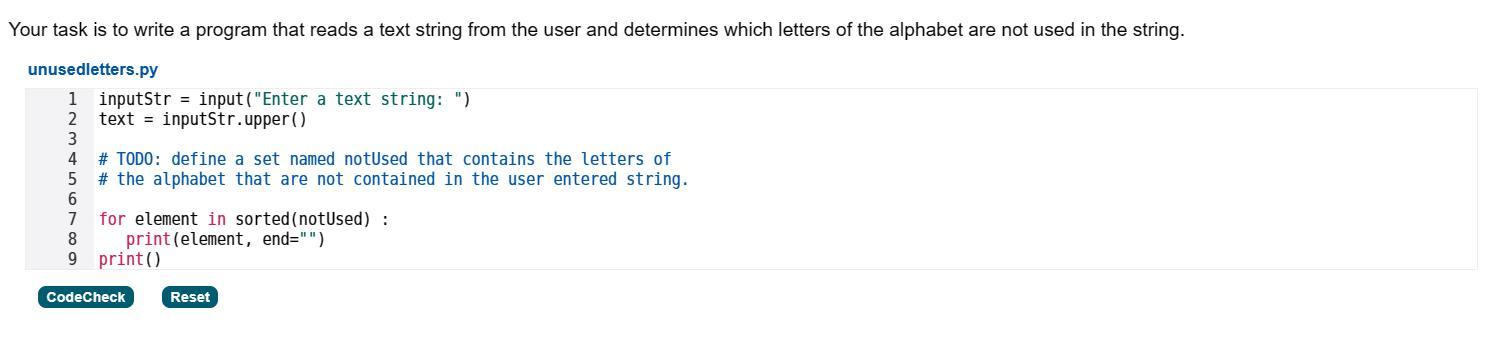 Solved Your task is to write a program that reads a text | Chegg.com
