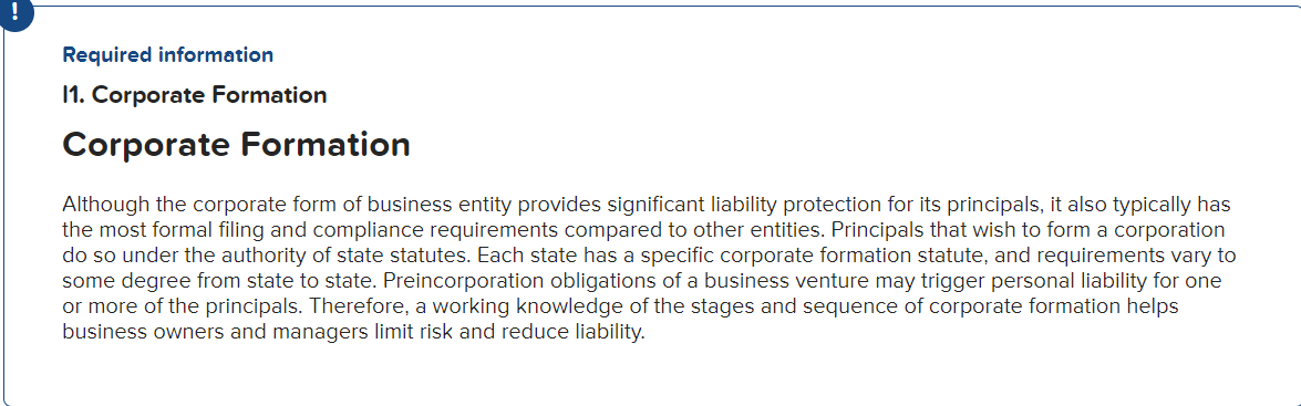 Required information 11. Corporate Formation | Chegg.com