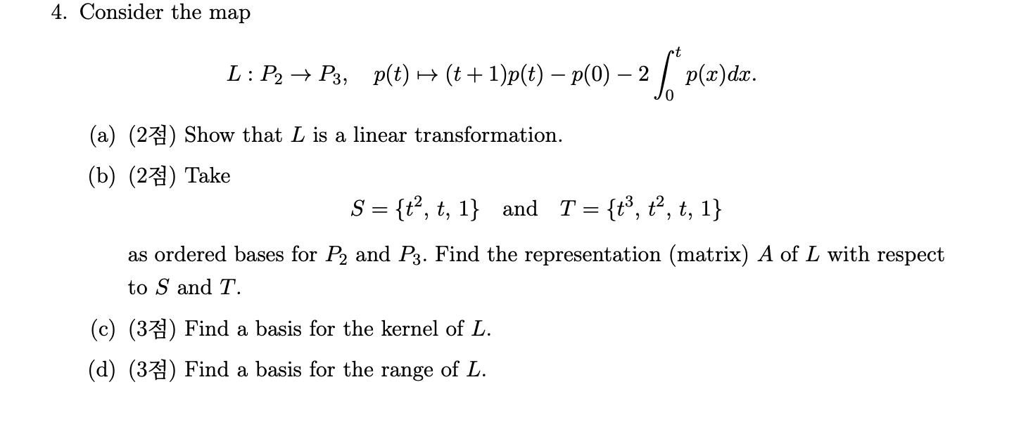 Solved 4. Consider the map | Chegg.com