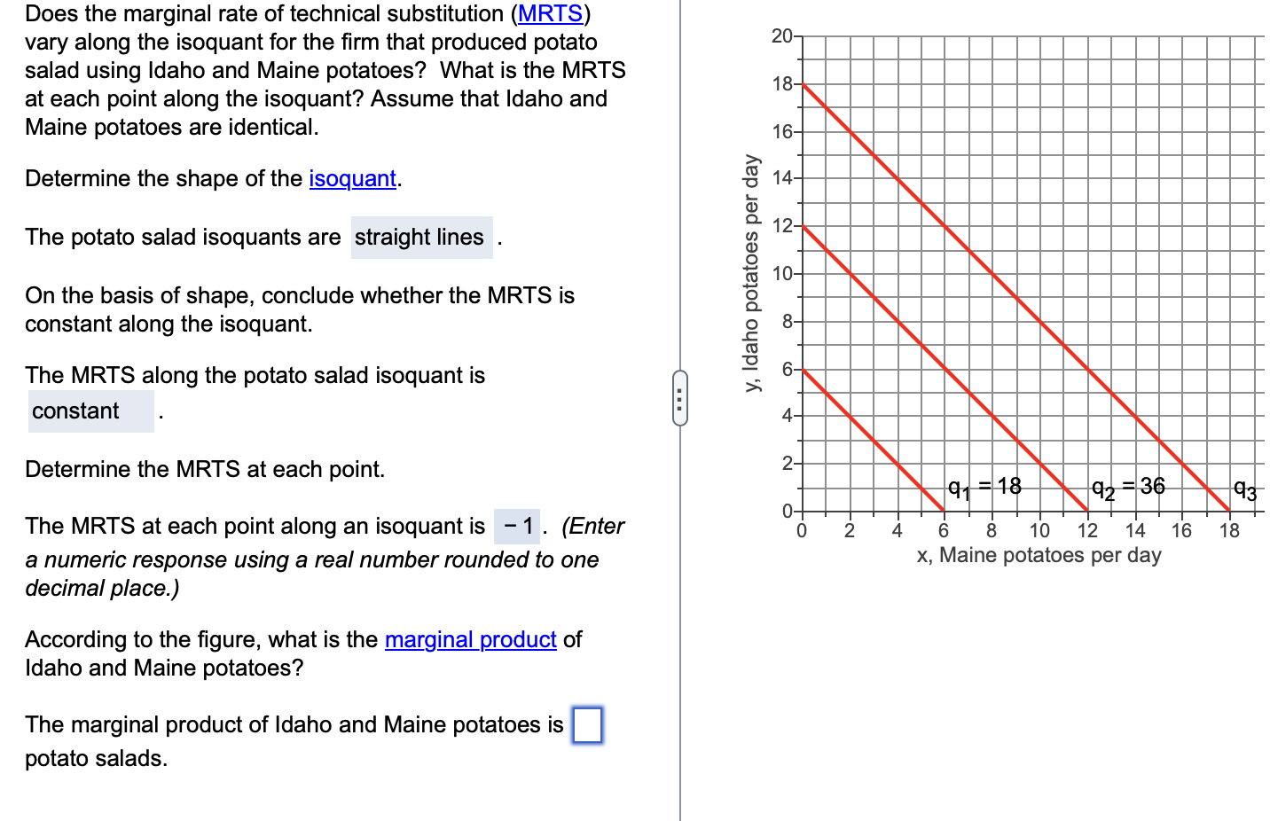 Solved Part 7The MRTS aDoes the marginal rate of technical | Chegg.com