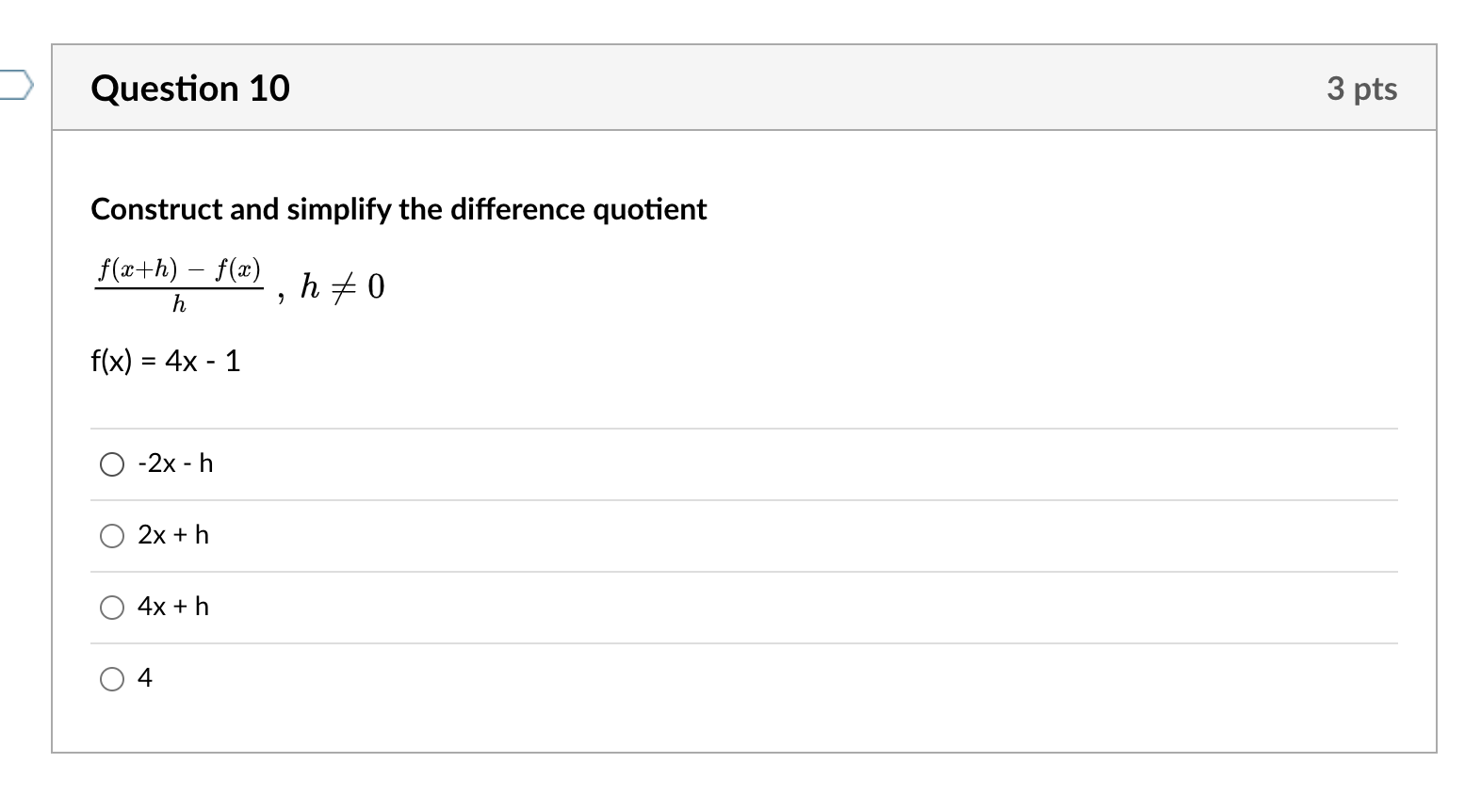 Solved Construct and simplify the difference quotient | Chegg.com