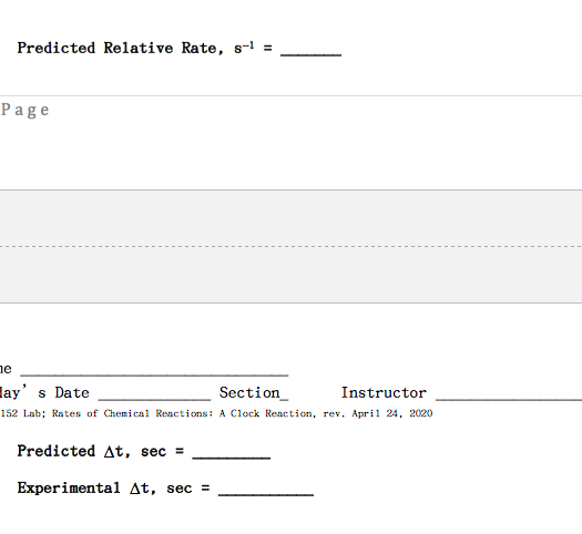 Solved Data Table 1. Enter reactant concentrations from the | Chegg.com