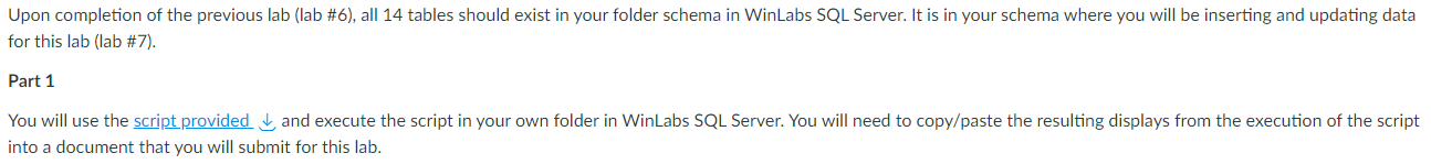 Solved Upon completion of the previous lab (lab \#6), all 14 | Chegg.com