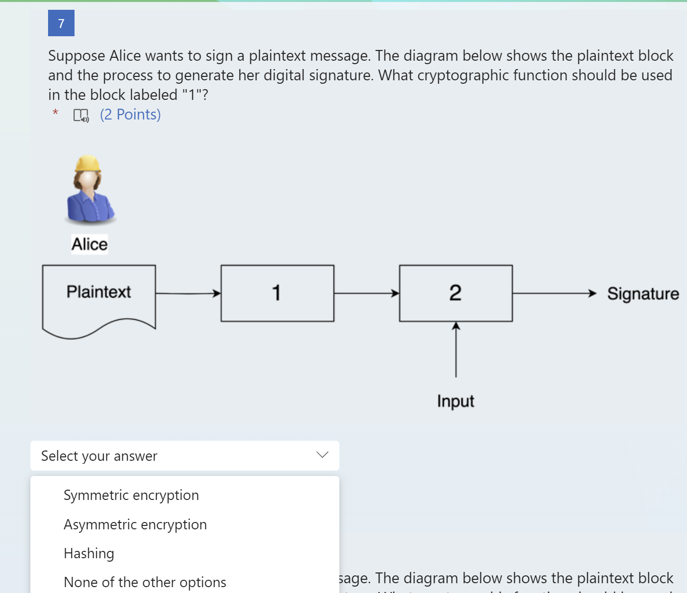 Solved Suppose Alice wants to send Bob an encrypted message | Chegg.com