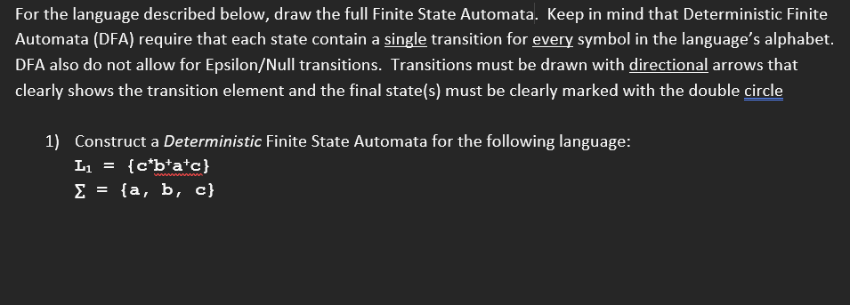 Solved Please complete the question in the image posted to | Chegg.com