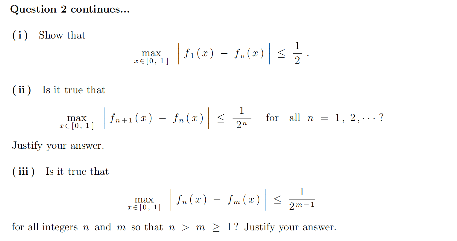 Question 2 [ Cantor's function (aka "Devil's | Chegg.com