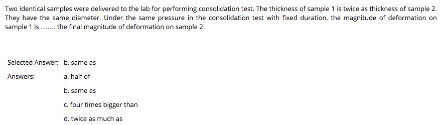 Solved Two identical samples were delivered to the lab for | Chegg.com