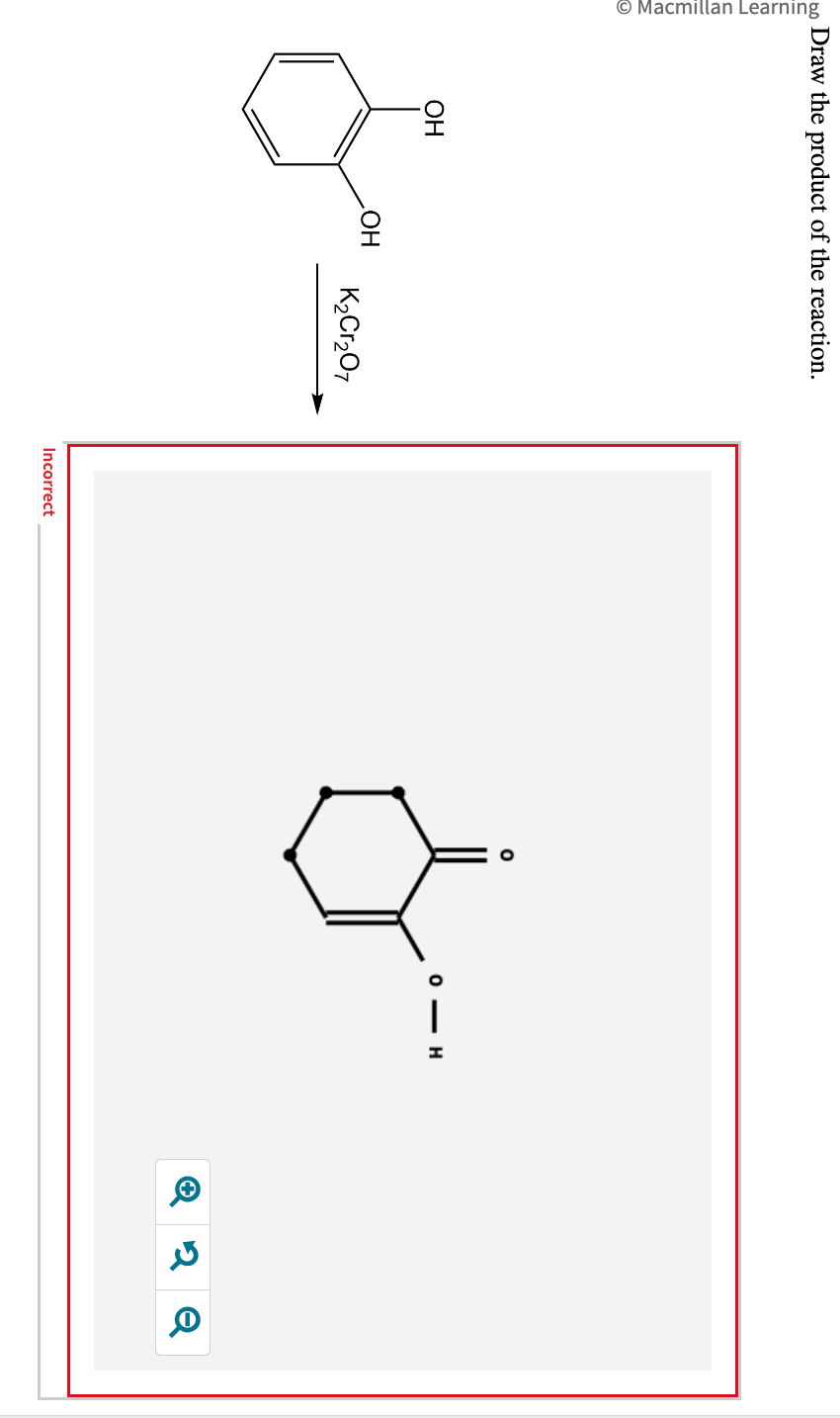 Solved Draw the product of the reaction. K2Cr2O7 | Chegg.com