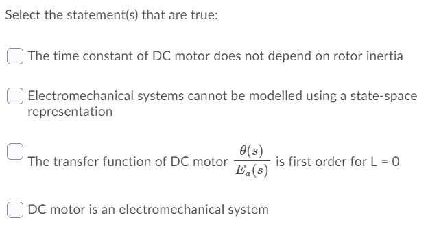 Solved Select the statement(s) that are true: The time | Chegg.com