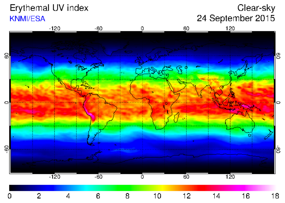 Solved 1.As you move closer to the equator, what happens to | Chegg.com