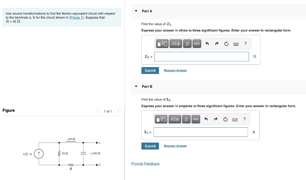 Solved Use source transformations to find the Norton | Chegg.com