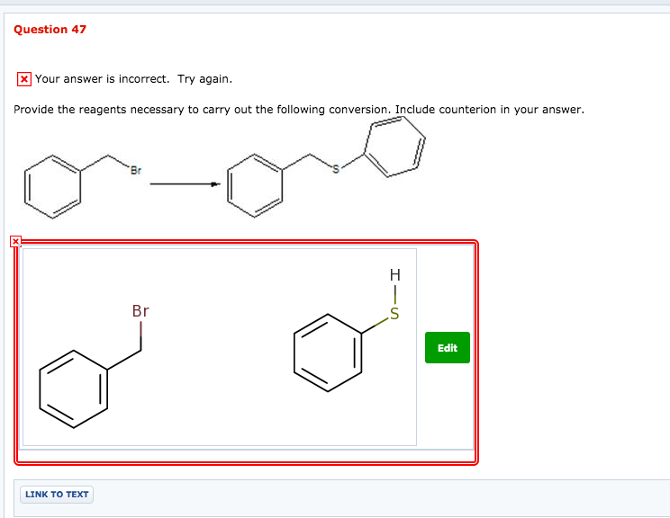 Solved Question 47 x Your answer is incorrect. Try again. | Chegg.com