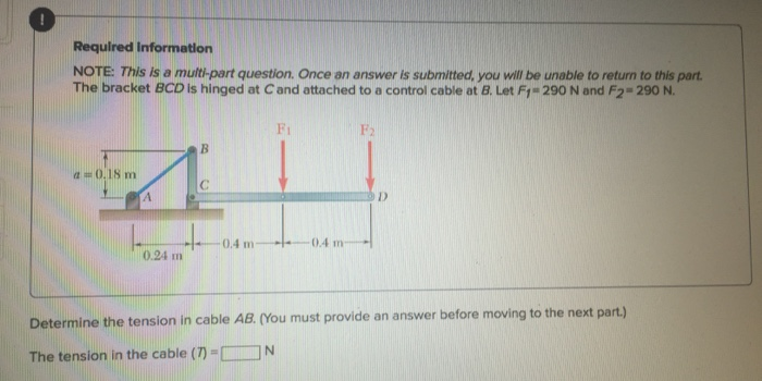 Solved Required Information NOTE: This is a multi-part | Chegg.com
