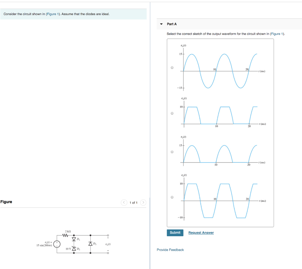 Solved Consider the circuit shown in (Figure 1). Assume that | Chegg.com