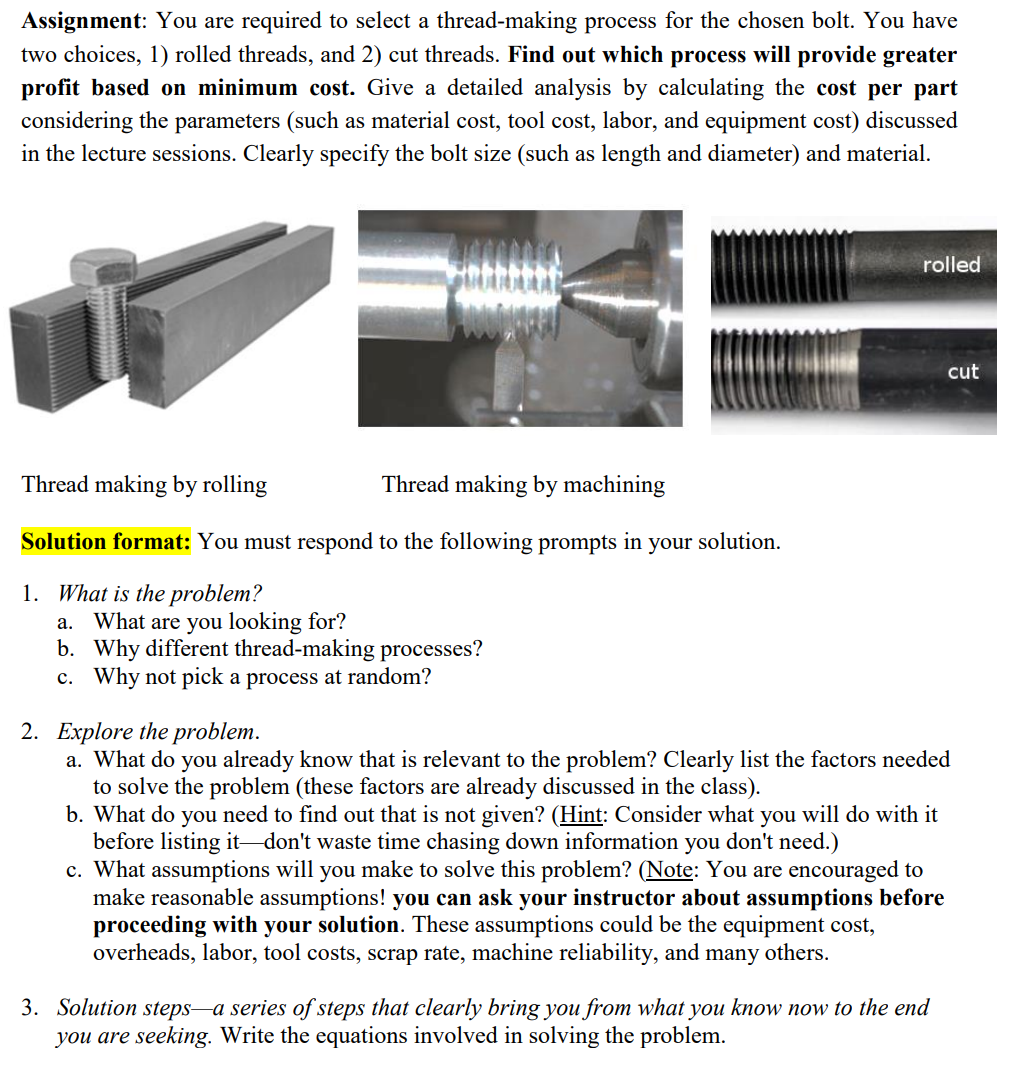 Solved Assignment: You are required to select a | Chegg.com