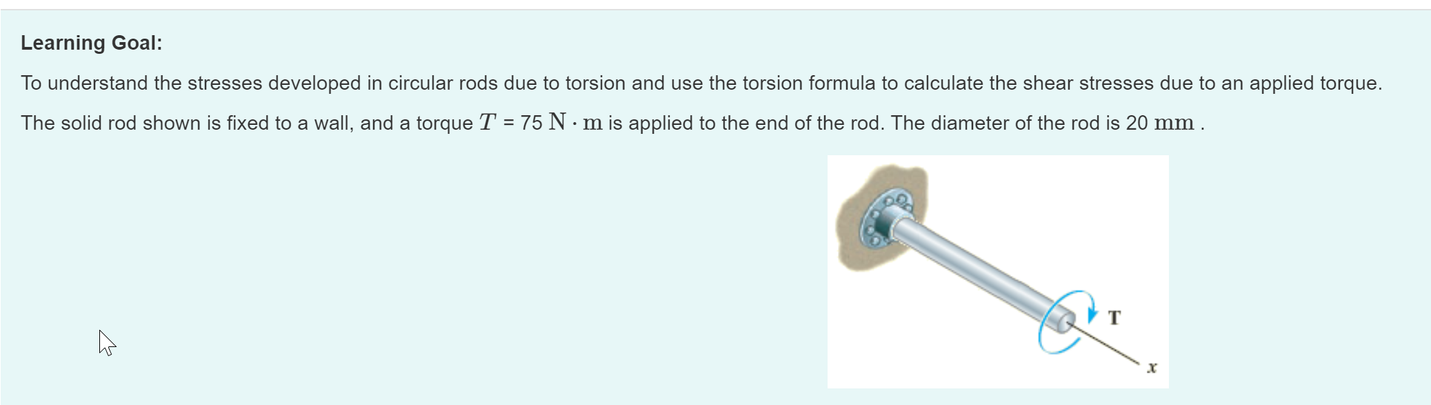 Solved When the rod is circular, radial lines remain | Chegg.com