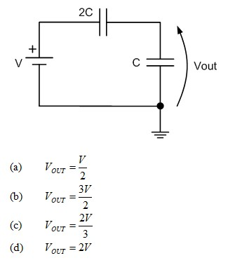Solved 20 с Vout (a) VOUT (b) VOUT V 2 3V 2 2V 3 Vout = 2V | Chegg.com