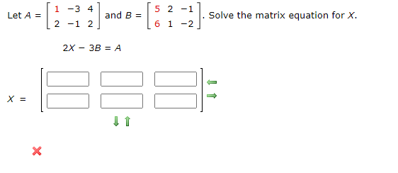 Solved Let \\( A=\\left[\\begin{array}{lll}1 & -3 & 4 \\\\ 2 | Chegg.com