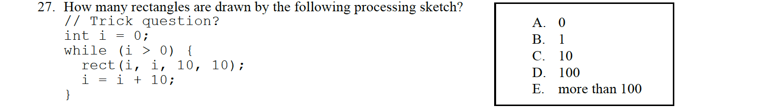 27. How many rectangles are drawn by the following | Chegg.com