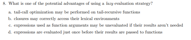 Solved 8. What is one of the potential advantages of using a | Chegg.com