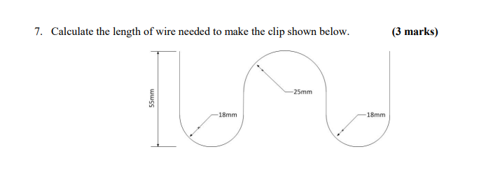 Solved 7. Calculate the length of wire needed to make the | Chegg.com