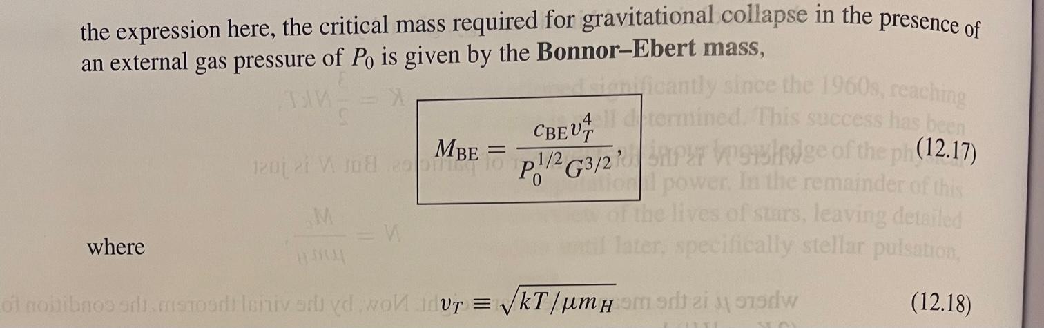 Solved Problem 1. Repeat the derivation of the Jeans mass | Chegg.com