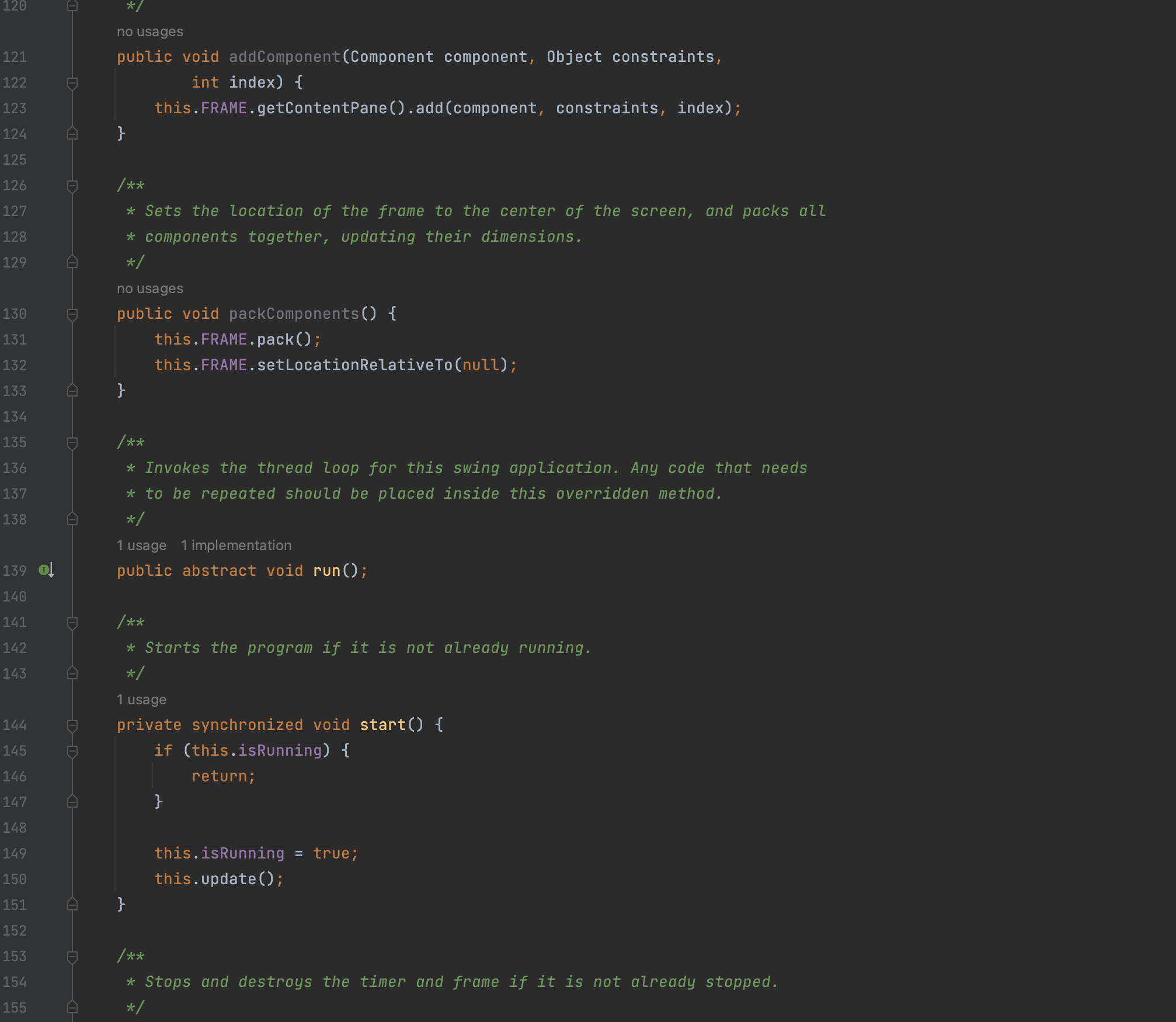 RaymarcherRunner.java1 usage Qoverride public void | Chegg.com