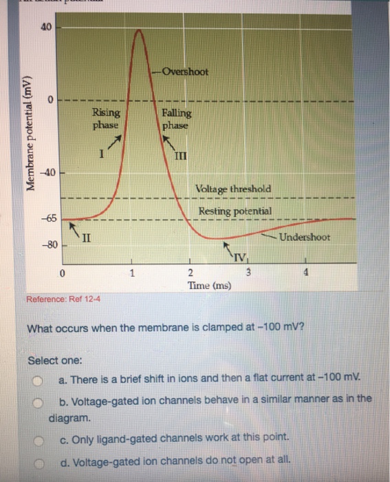 Solved 40 Overshoot Rising phase Falling phase E -40 Voltage | Chegg.com