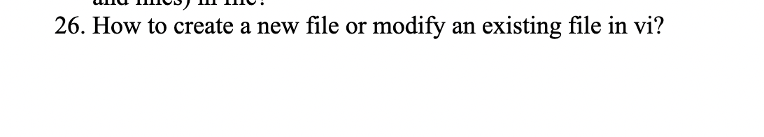 Solved 20. How would you copy 5 lines of text and then | Chegg.com