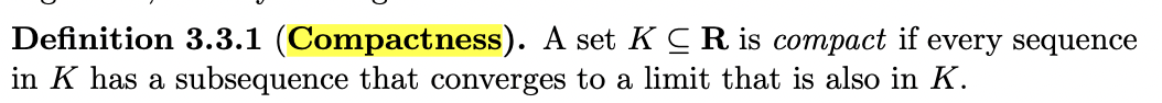 Solved Using The Definition Of Compactness Shown Below