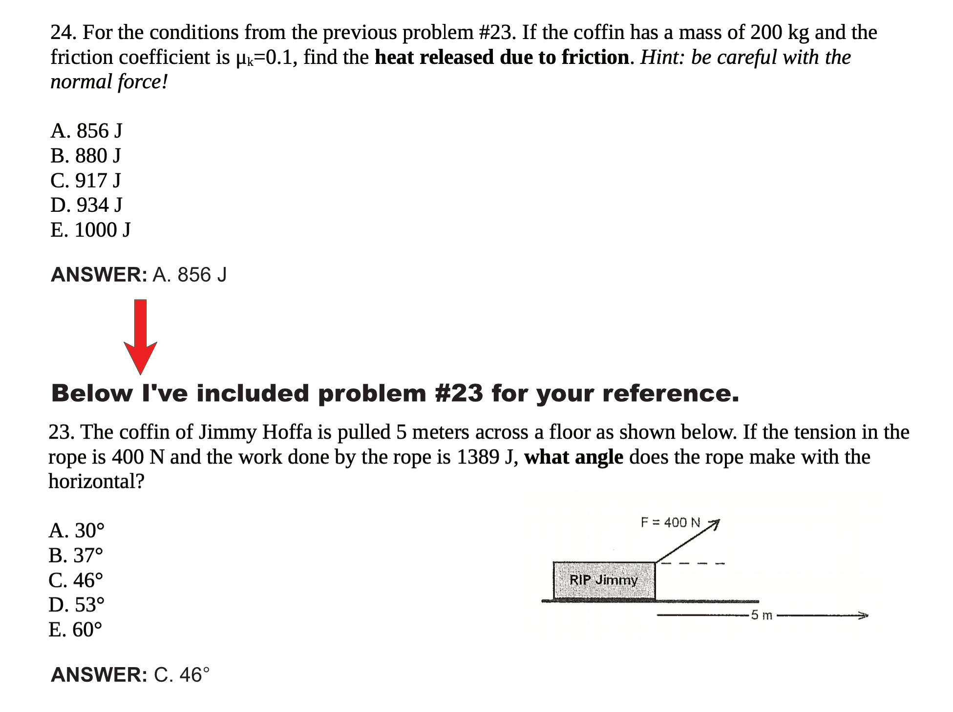 Solved For the conditions from the previous problem #23. ﻿If | Chegg.com